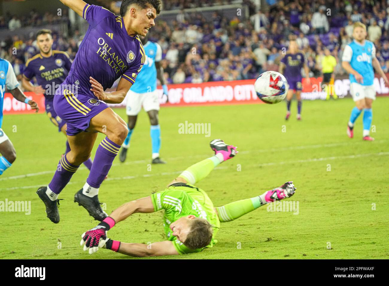 Orlando, Florida, USA, March 18, 2023, Orlando City SC forward Ramiro ...