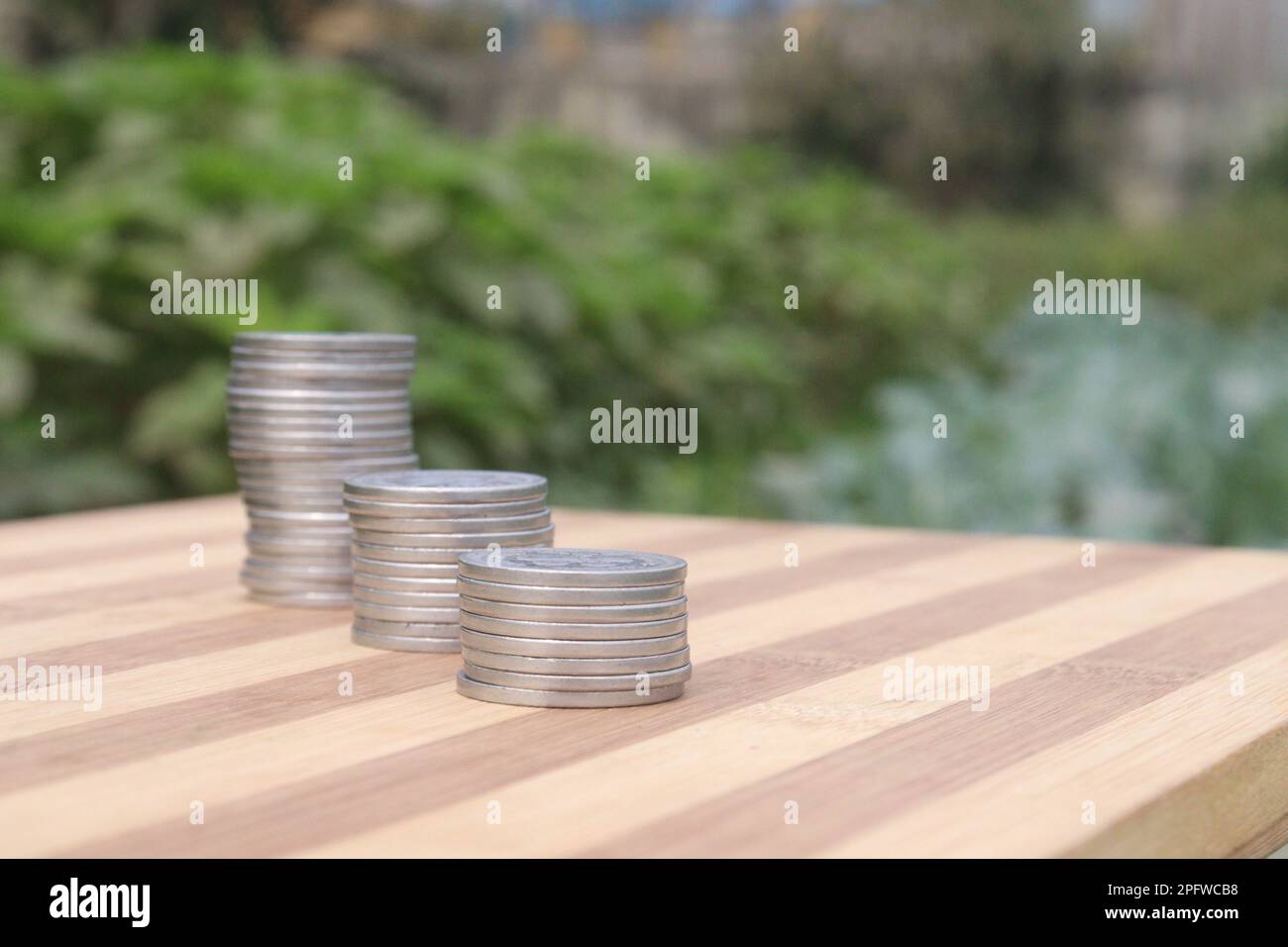 Coins On Table