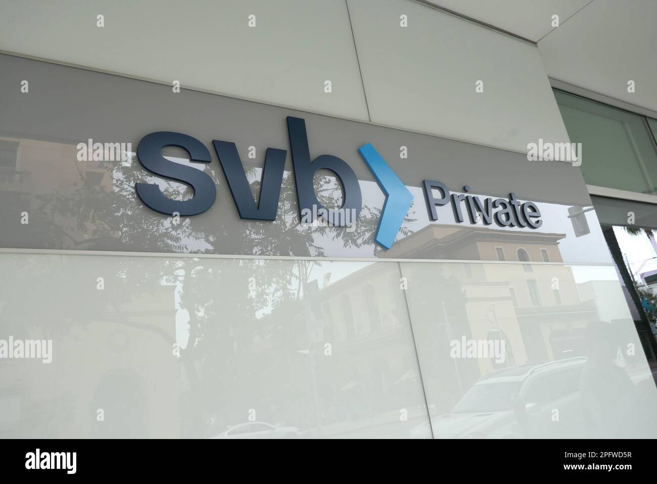 Beverly Hills, California, USA 18th March 2023 SVB Silicon Valley Bank ...