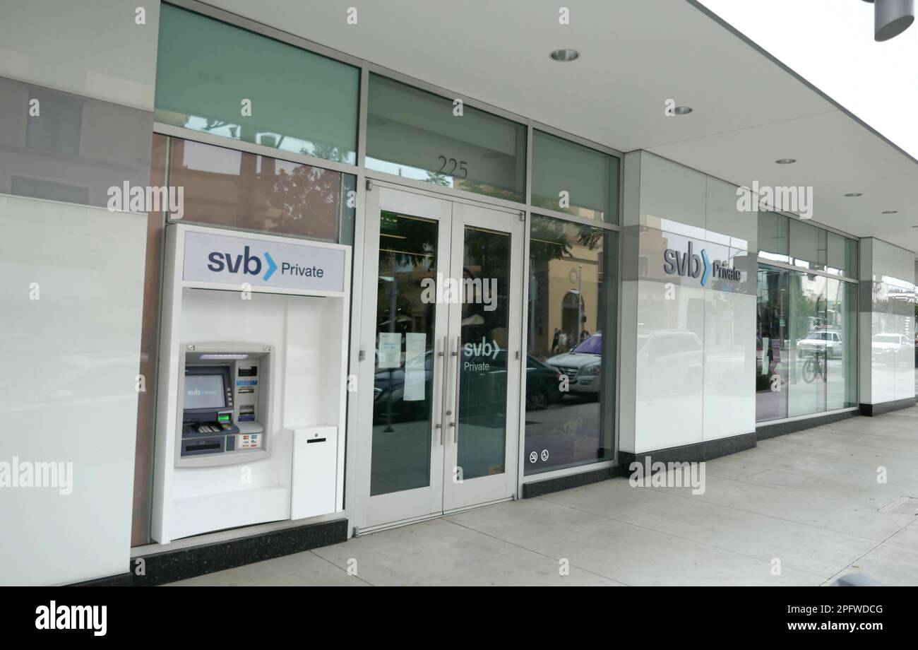 Beverly Hills, California, USA 18th March 2023 SVB Silicon Valley Bank ...