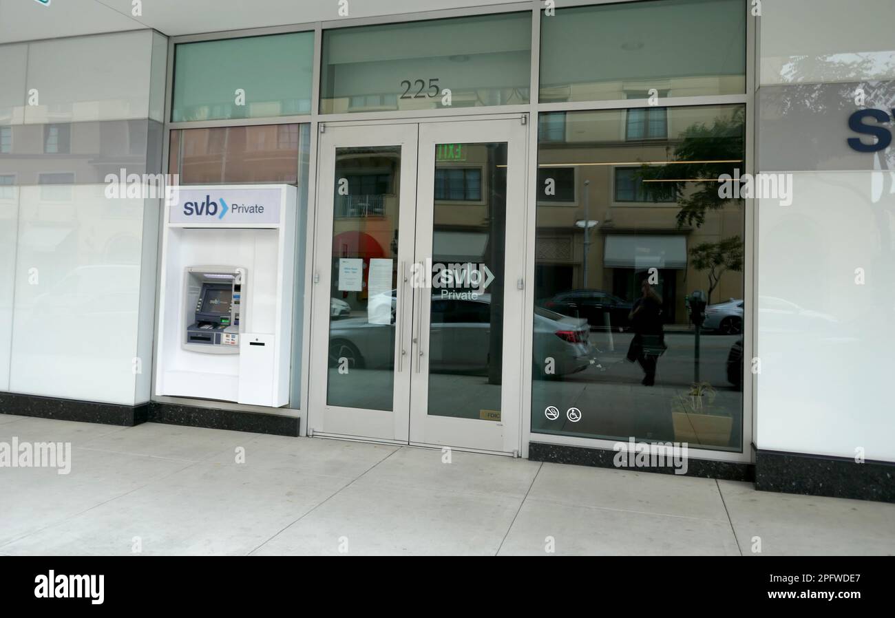 Beverly Hills, California, USA 18th March 2023 SVB Silicon Valley Bank ...