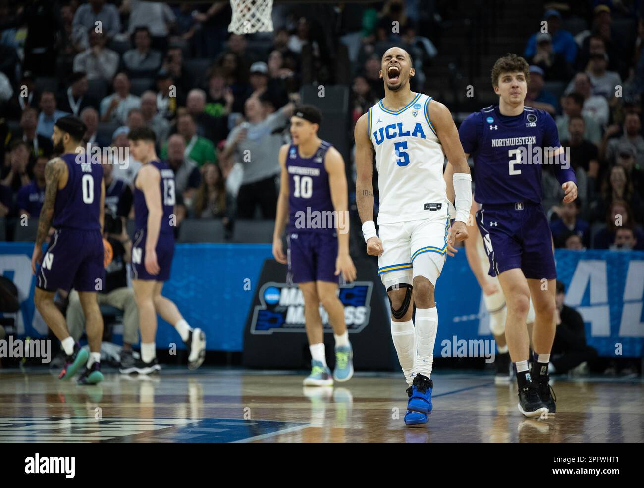 Sacramento, CA, USA. 18th Mar, 2023. UCLA Bruins guard Amari Bailey (5 ...