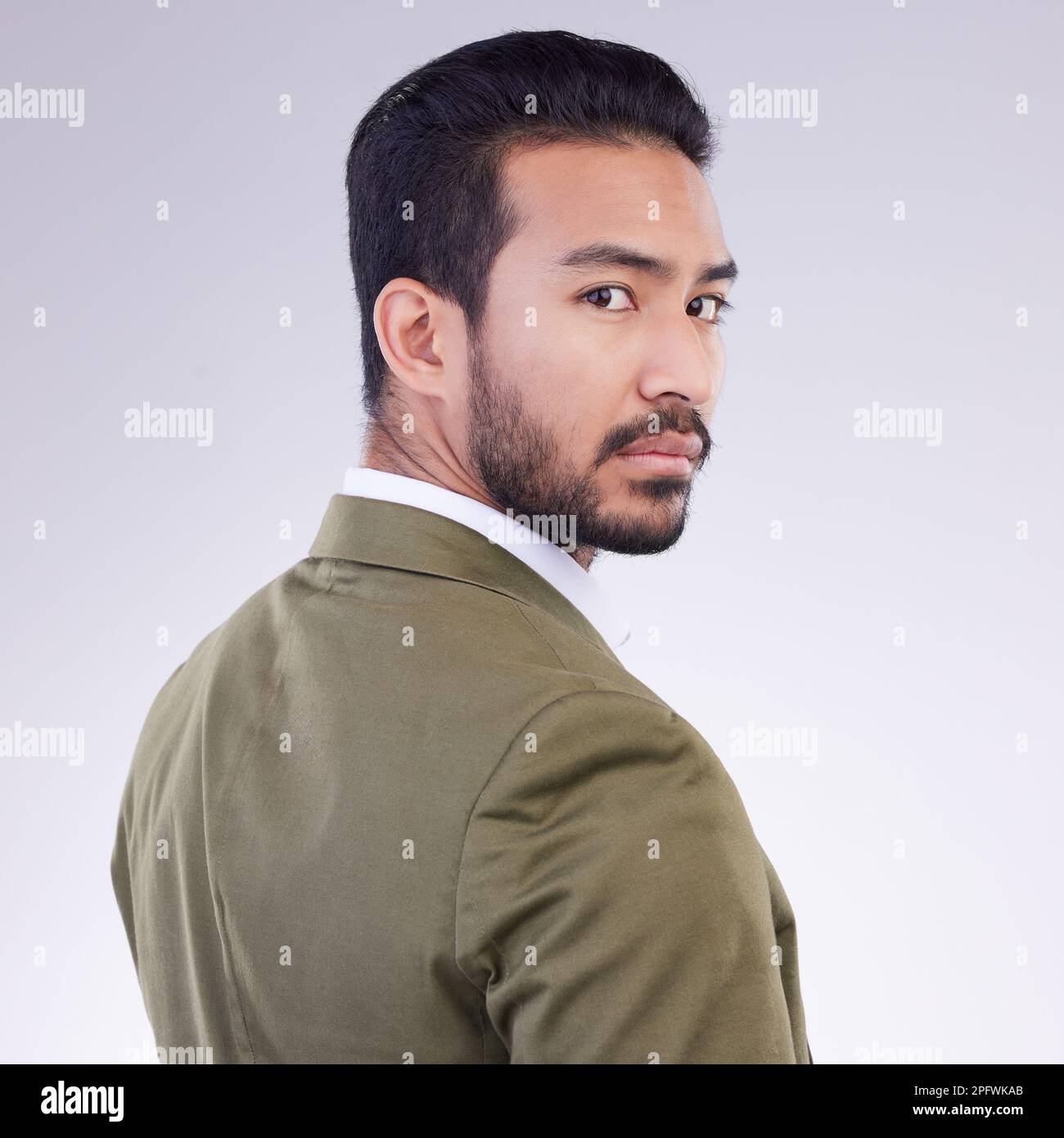 Portrait, business and Asian man with confidence, success and ...