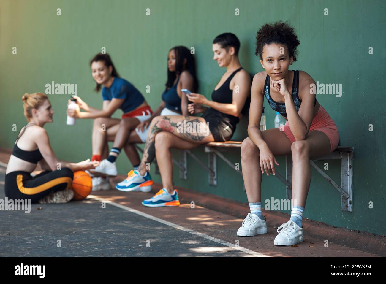 Ive got a great team behind me. Full length portrait of an attractive ...