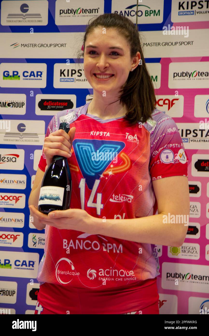 MVP Dana Rettke (Vero Volley Milano Stock Photo - Alamy