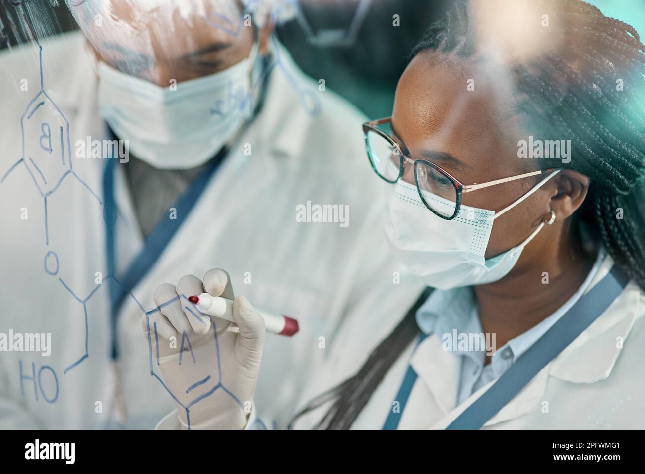 Testing many variables until they find the right solution. two ...