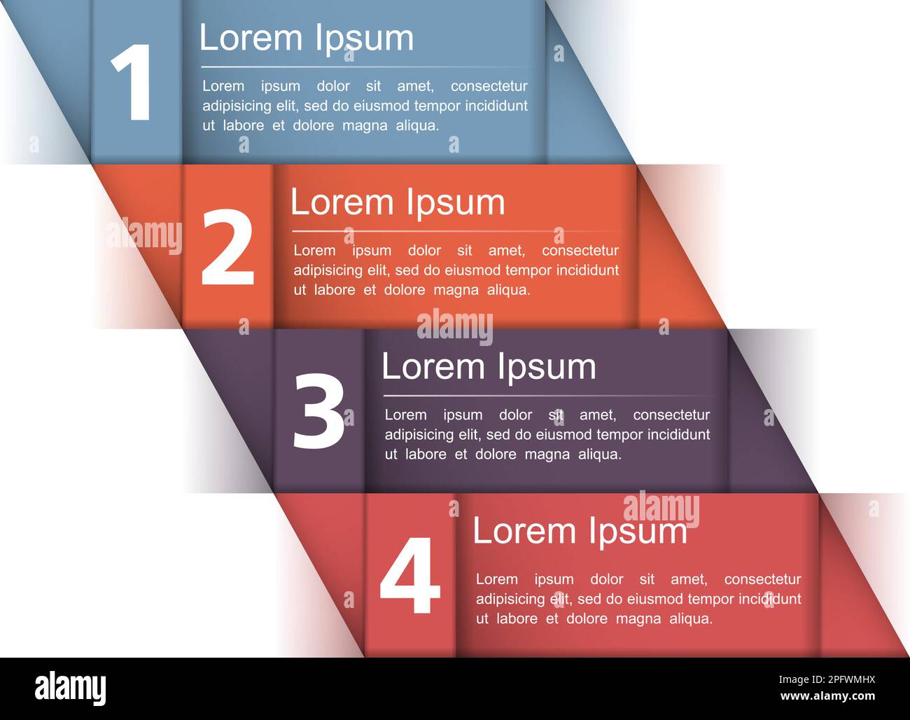 Modern infographics design template with numbers and place for your ...
