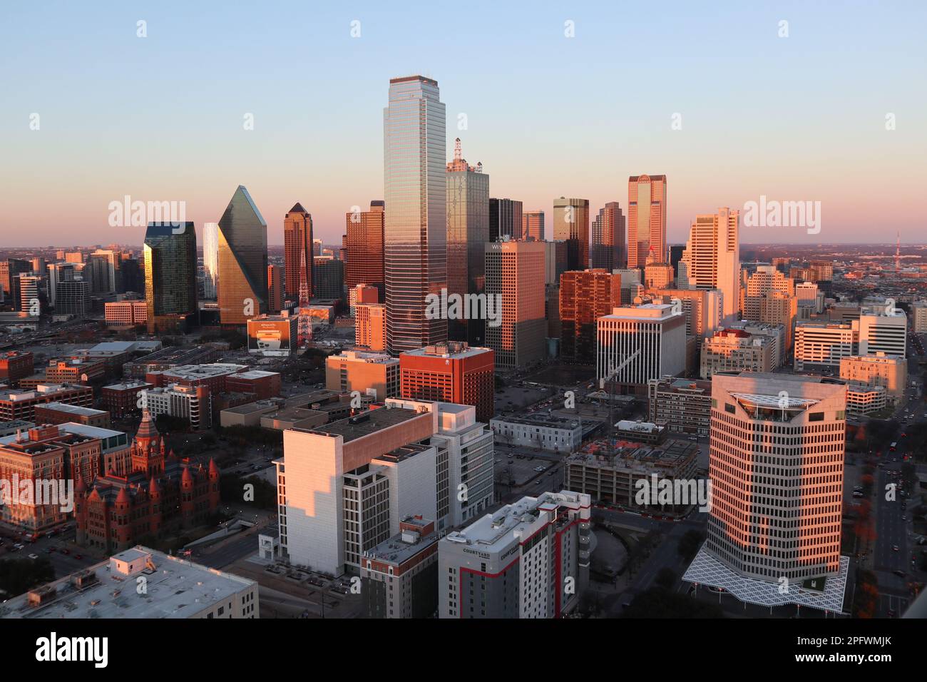 Dallas Skyline, Texas Stock Photo - Alamy