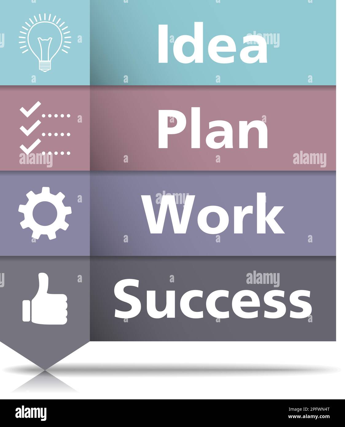 Idea - success concept, vector eps10 illustration Stock Vector Image ...