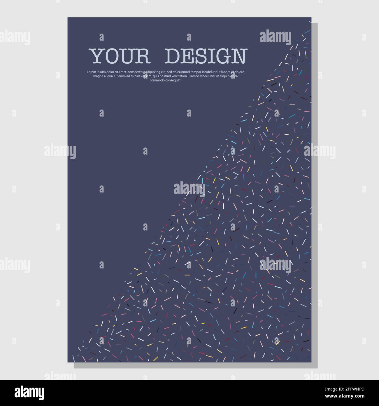 Abstract flower arrangement. Template for creative ideas for the design ...