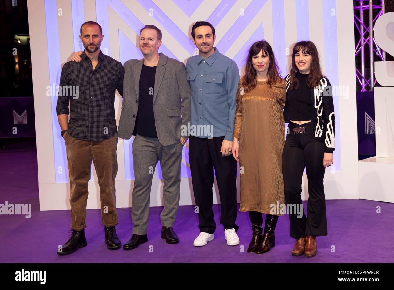 Cast of besoin d'amour, Arie Elmaleh, Frederic Hazan, Camille Combal, Laetitia Vercken and Anouk ...