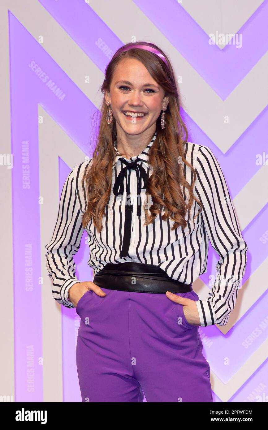 Lille, France. 18th Mar, 2023. Eloise Le Baud attends the Series Mania ...