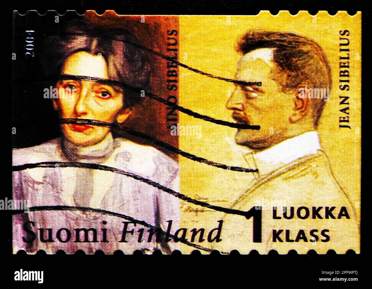 MOSCOW, RUSSIA - FEBRUARY 17, 2023: Postage stamp printed in Finland ...