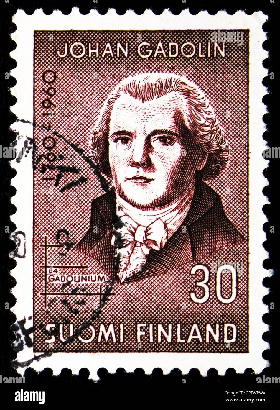 MOSCOW, RUSSIA - FEBRUARY 17, 2023: Postage stamp printed in Finland ...