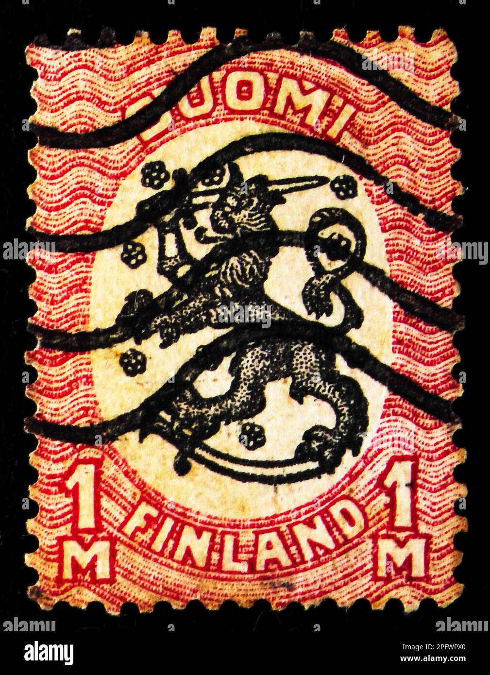 MOSCOW, RUSSIA - FEBRUARY 17, 2023: Postage stamp printed in Finland ...