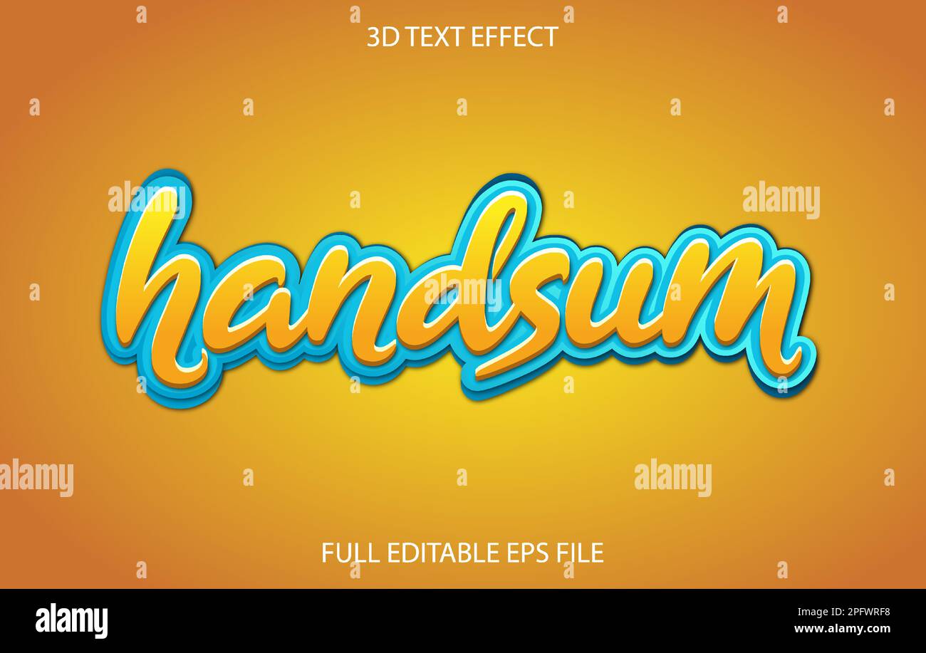 Text effect templete hi-res stock photography and images - Alamy