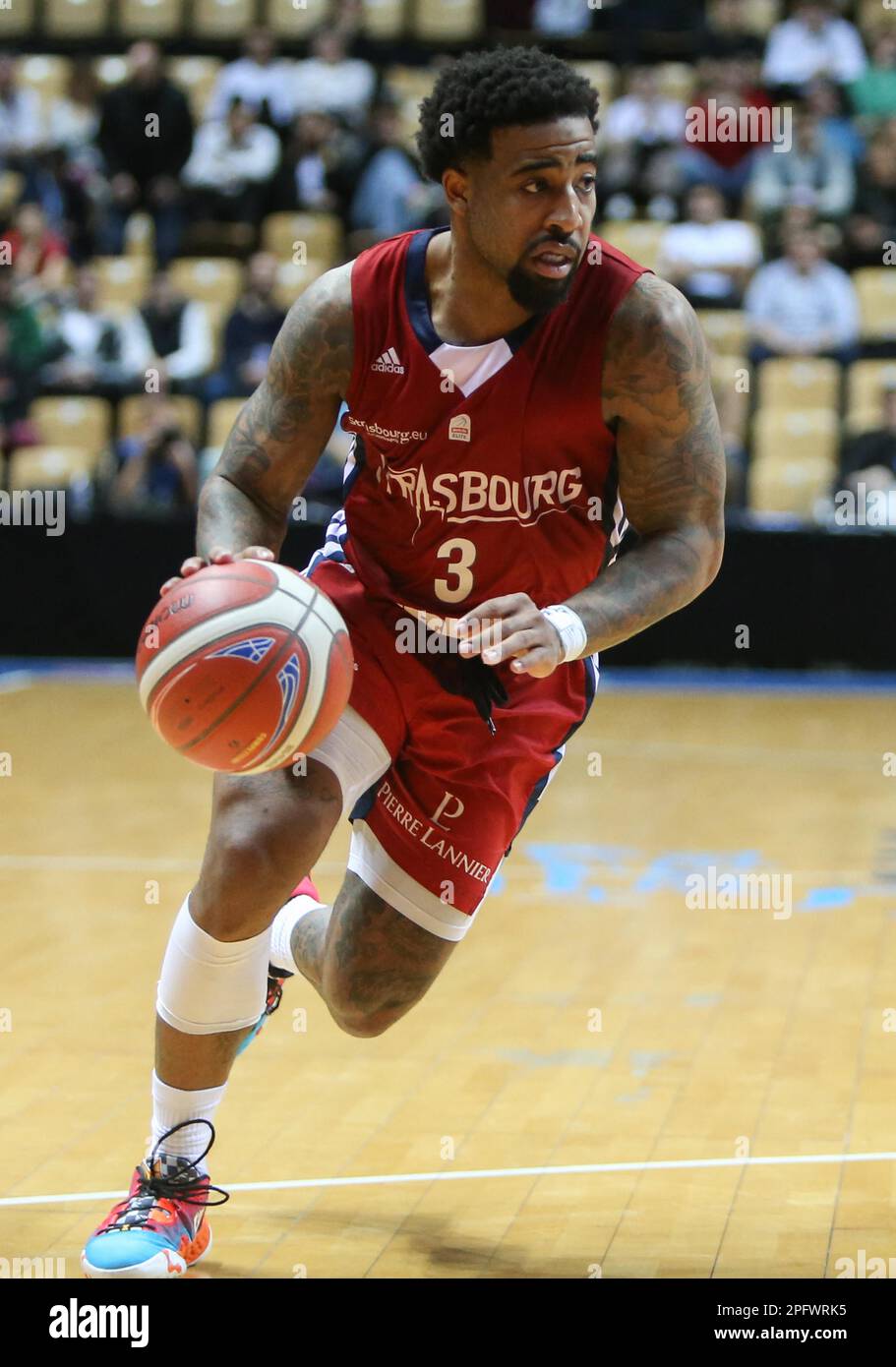 Trelaze, France. 18th Mar, 2023. Marcus KEENE of SIP STRASBOURG during ...
