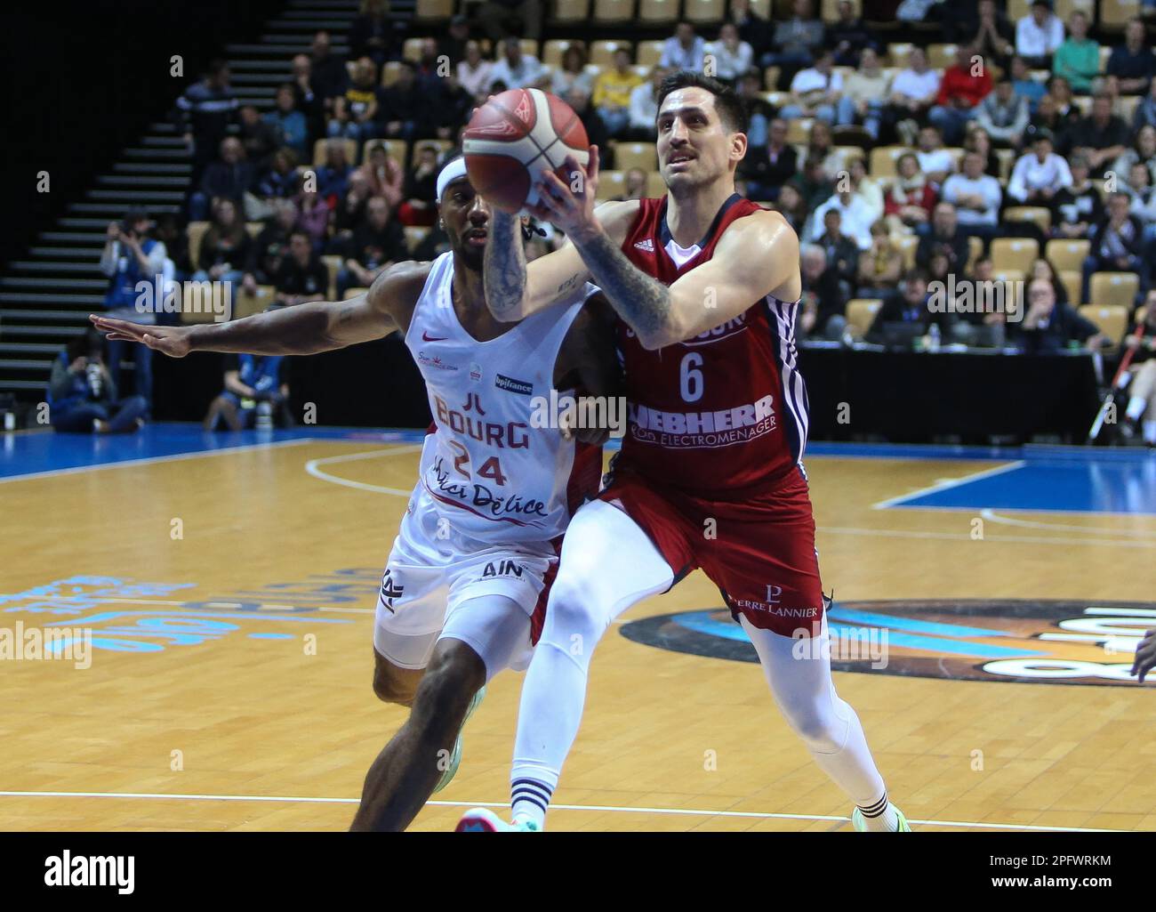 Trelaze, France. 18th Mar, 2023. Isiaha MIKE of JL BOURG-EN-BRESSE and ...