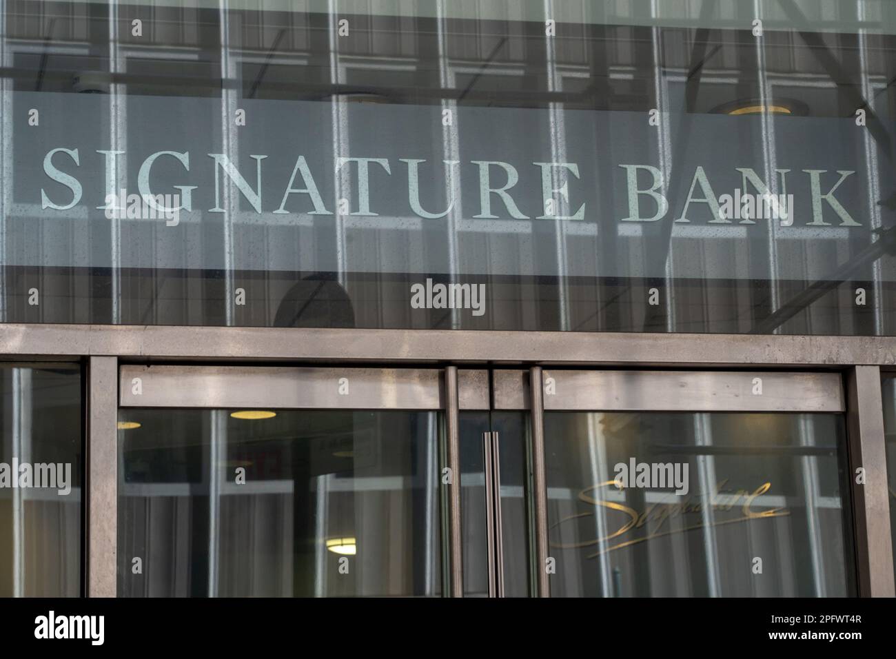 New York, New York, USA. 18th Mar, 2023. (NEW) Signature Bank. March 18 ...