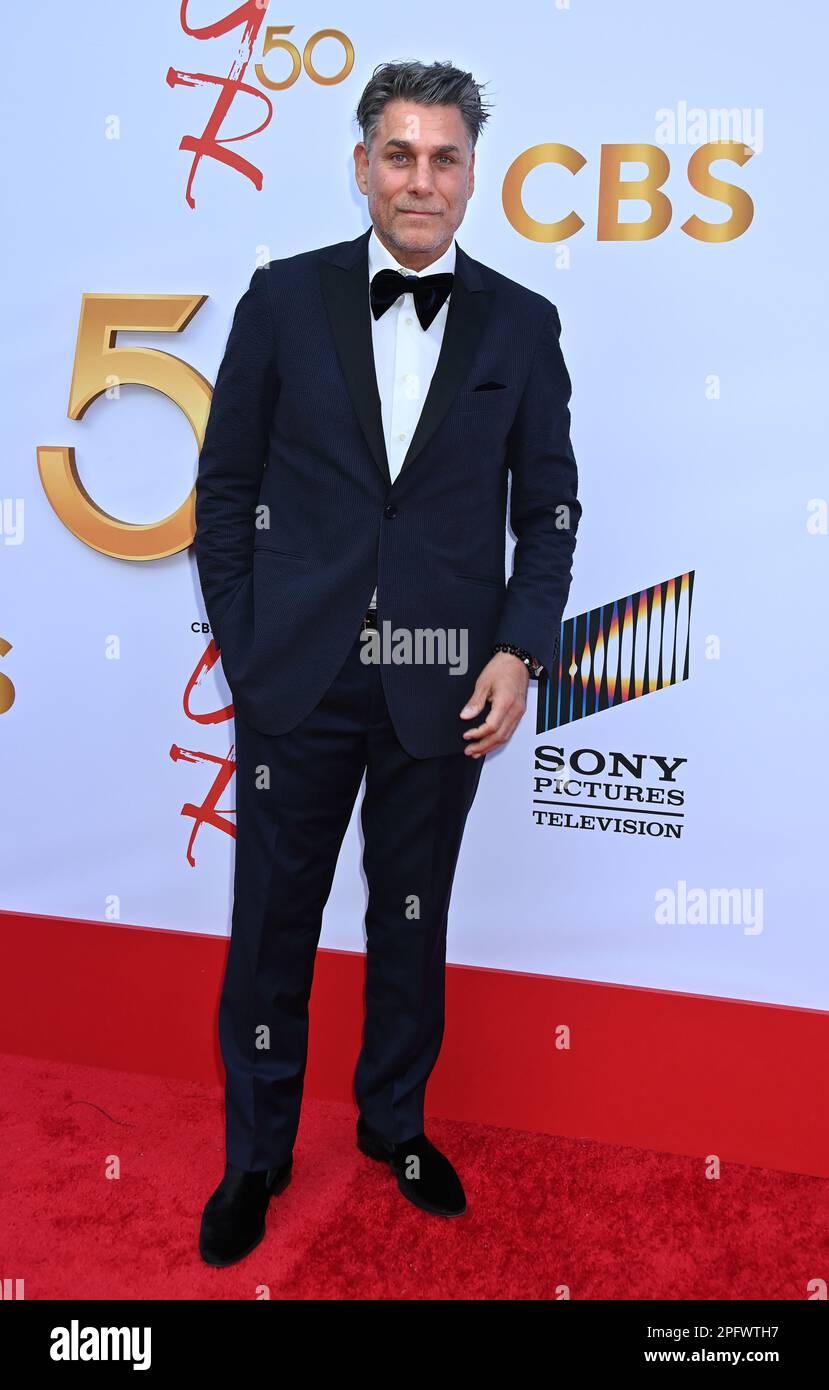 James Hyde arriving at the 50th Anniversary of The Young and The ...