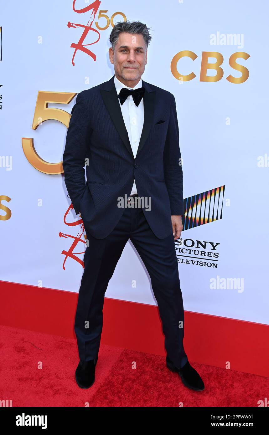 James Hyde arriving at the 50th Anniversary of The Young and The ...