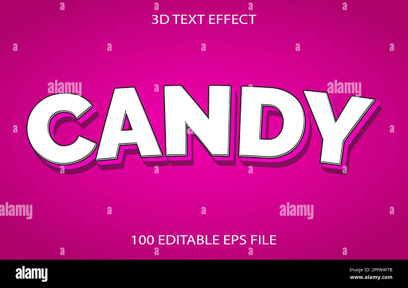 Text effect templete hi-res stock photography and images - Alamy