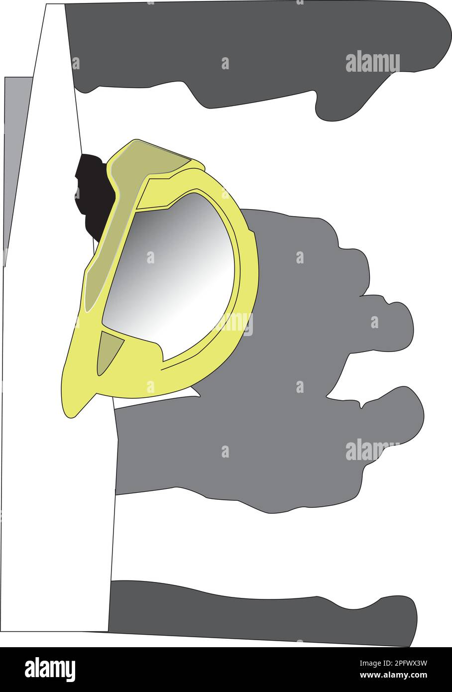 vector drawing of protective helmet for men Stock Vector Image & Art ...