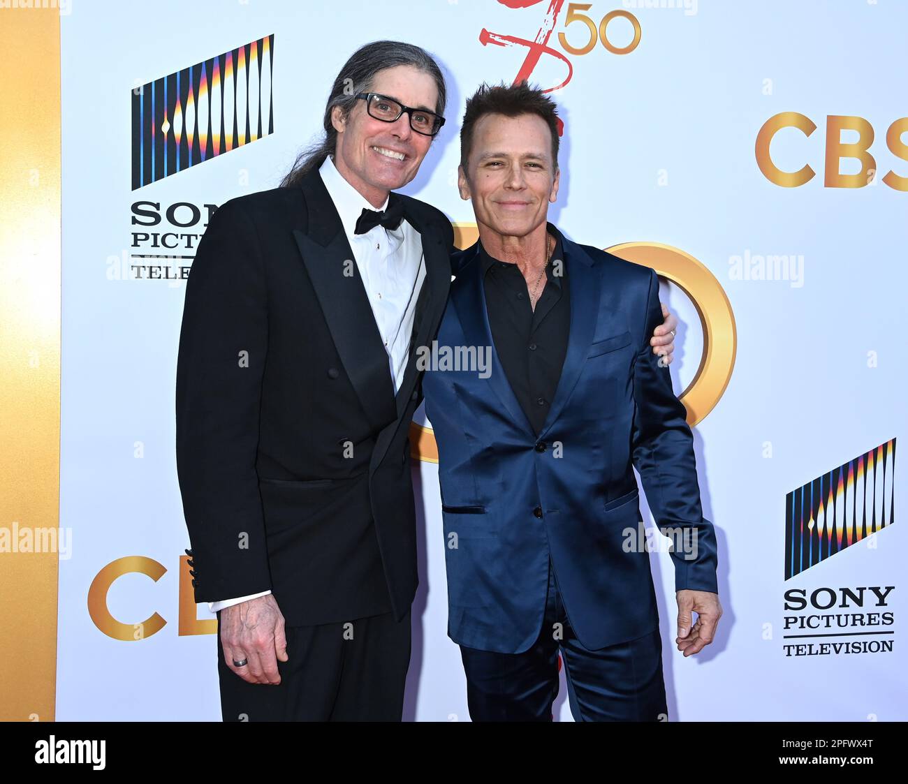 Peter Barton and Scott Reeves arriving at the 50th Anniversary of The ...