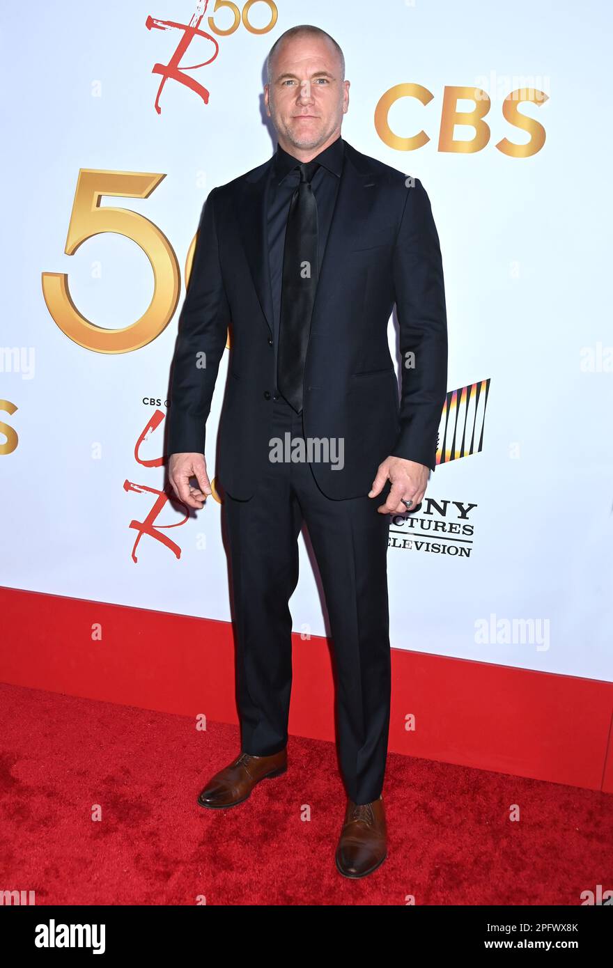 Sean Carrigan arriving at the 50th Anniversary of The Young and The ...