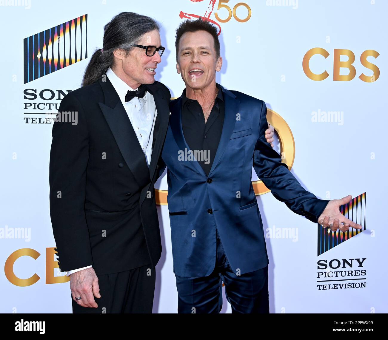 Peter Barton and Scott Reeves arriving at the 50th Anniversary of The ...