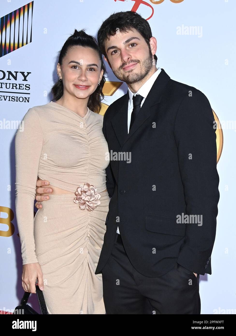 Zach Tinker and Guest arriving at the 50th Anniversary of The Young and ...