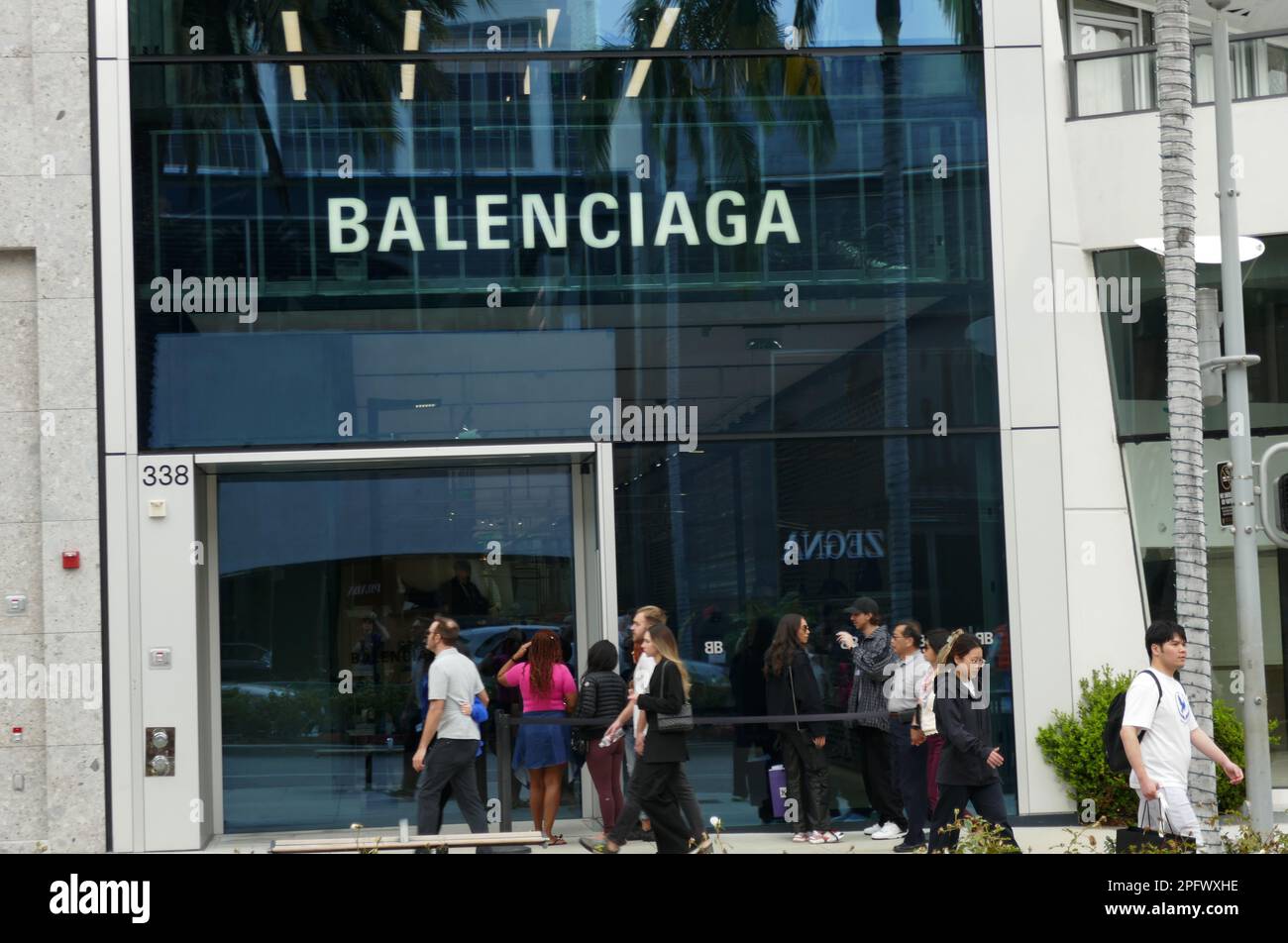 Beverly Hills, California, USA 18th March 2023 Balenciaga Store on ...