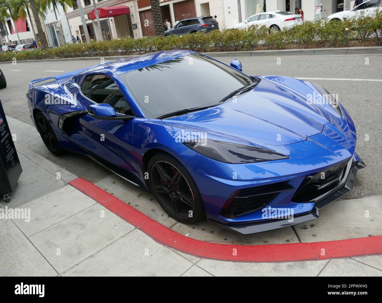 Beverly Hills, California, USA 18th March 2023 Chevrolet Corvette ...