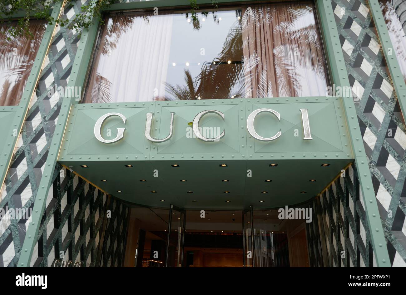 Beverly Hills, California, USA 18th March 2023 Gucci Store on Rodeo ...