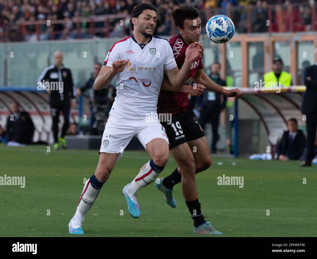 Oreste Granillo stadium, Reggio Calabria, Italy, March 18, 2023 ...