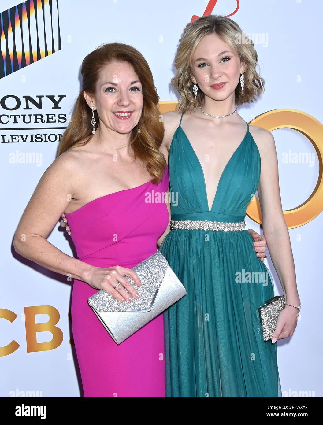 Lily Brooks O’Briant and mother Hope O'Briant arriving at the 50th ...