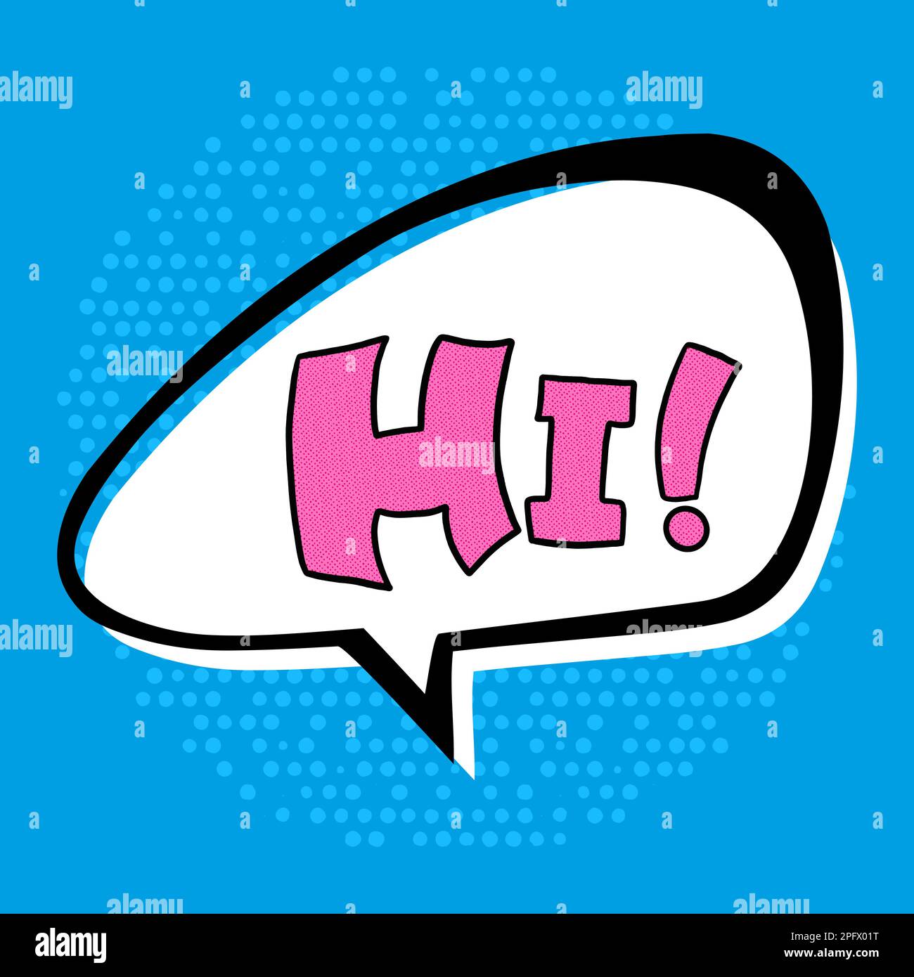 Pop Art lettering. Comic book style. Vector Stock Vector Image & Art ...