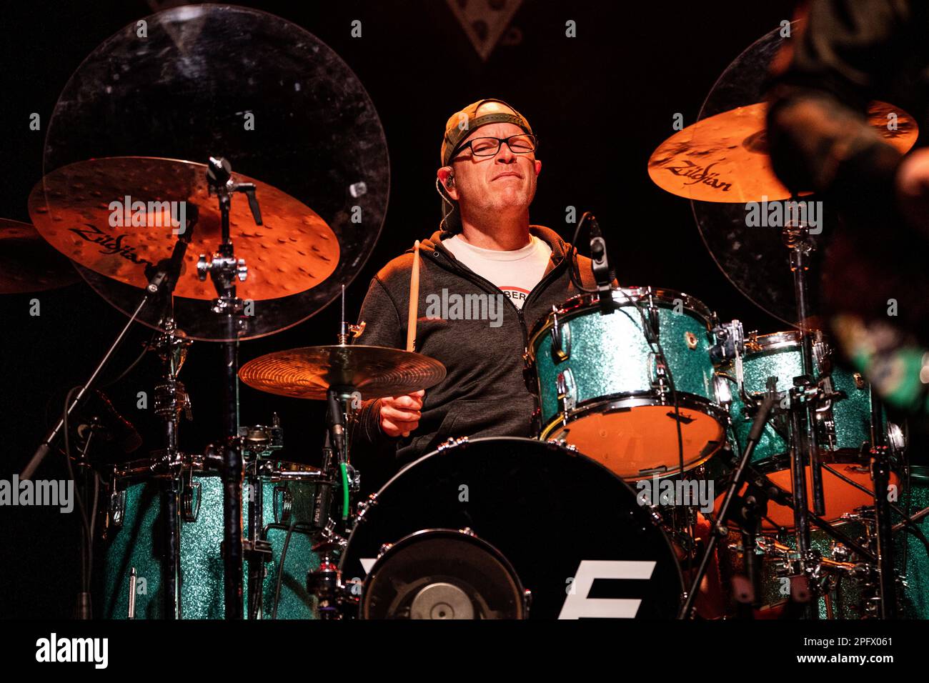 Patrick Wilson of Weezer performs at the Innings Festival on Saturday ...