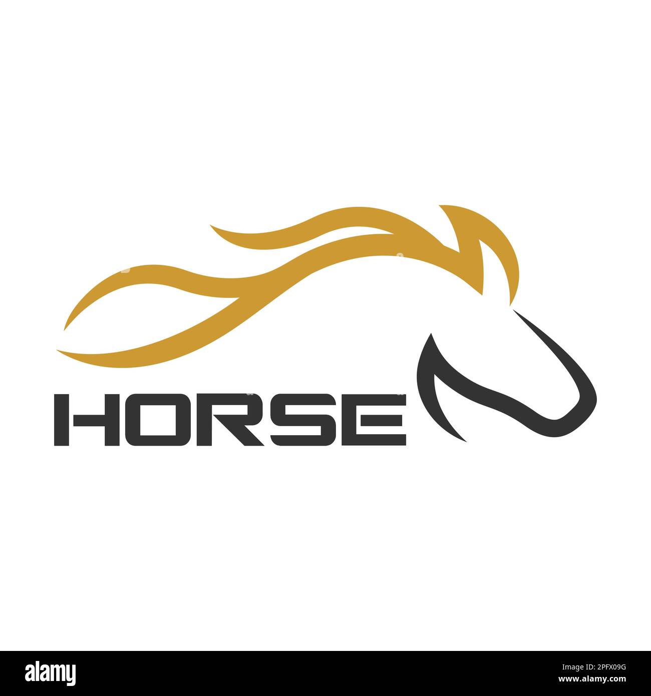 Modern horse arabian steed logo. Vector illustration Stock Vector Image ...