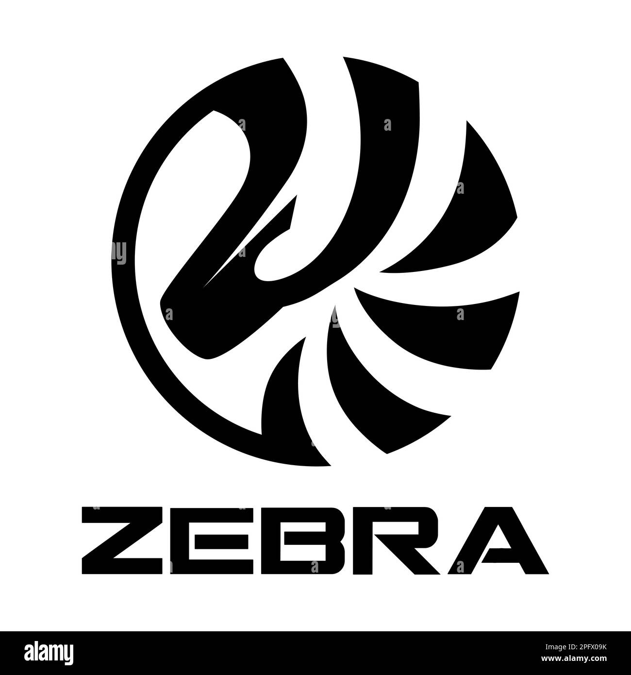 Zebra modern logo hi-res stock photography and images - Alamy