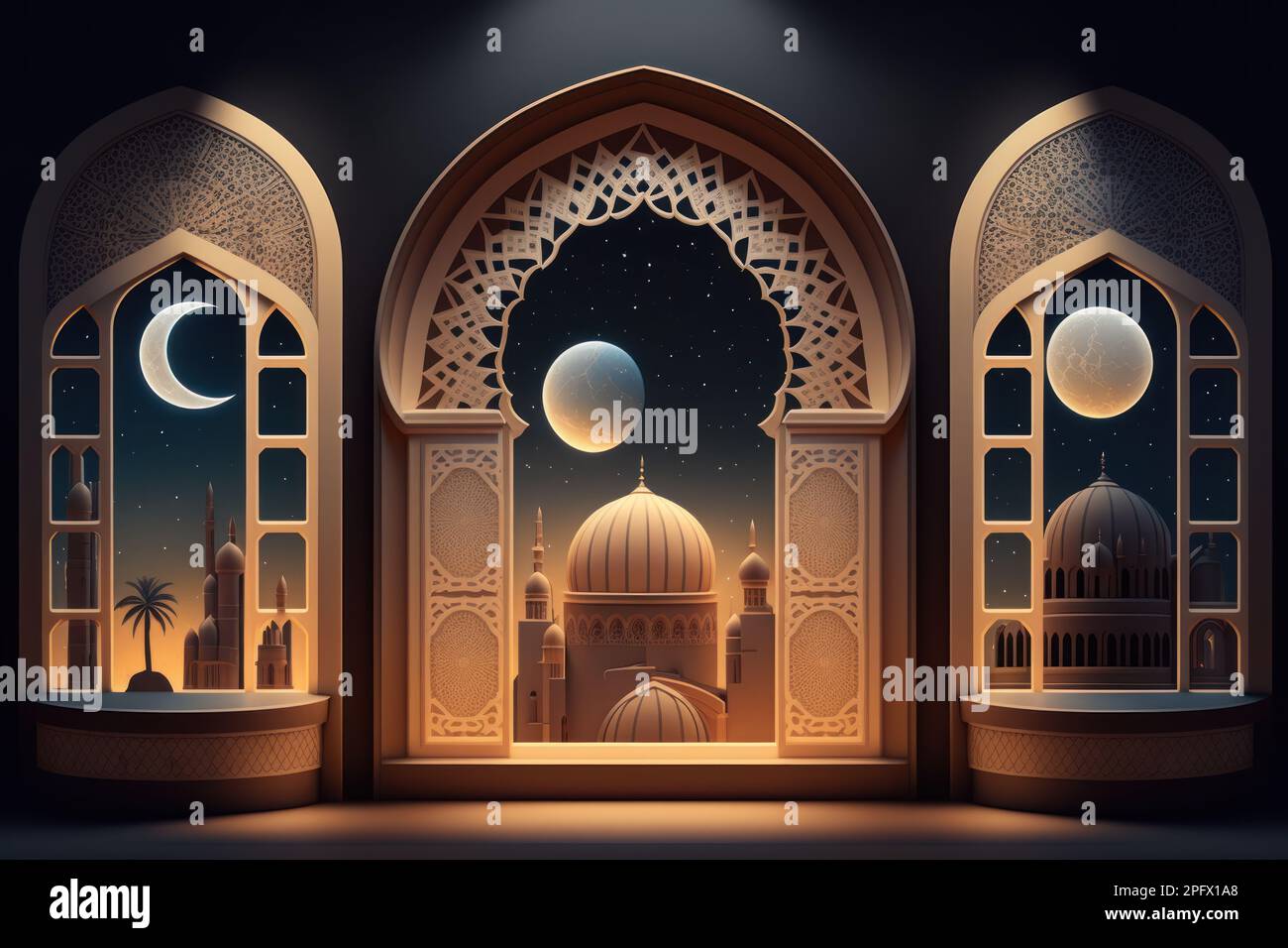 Islamic Arches And Domes