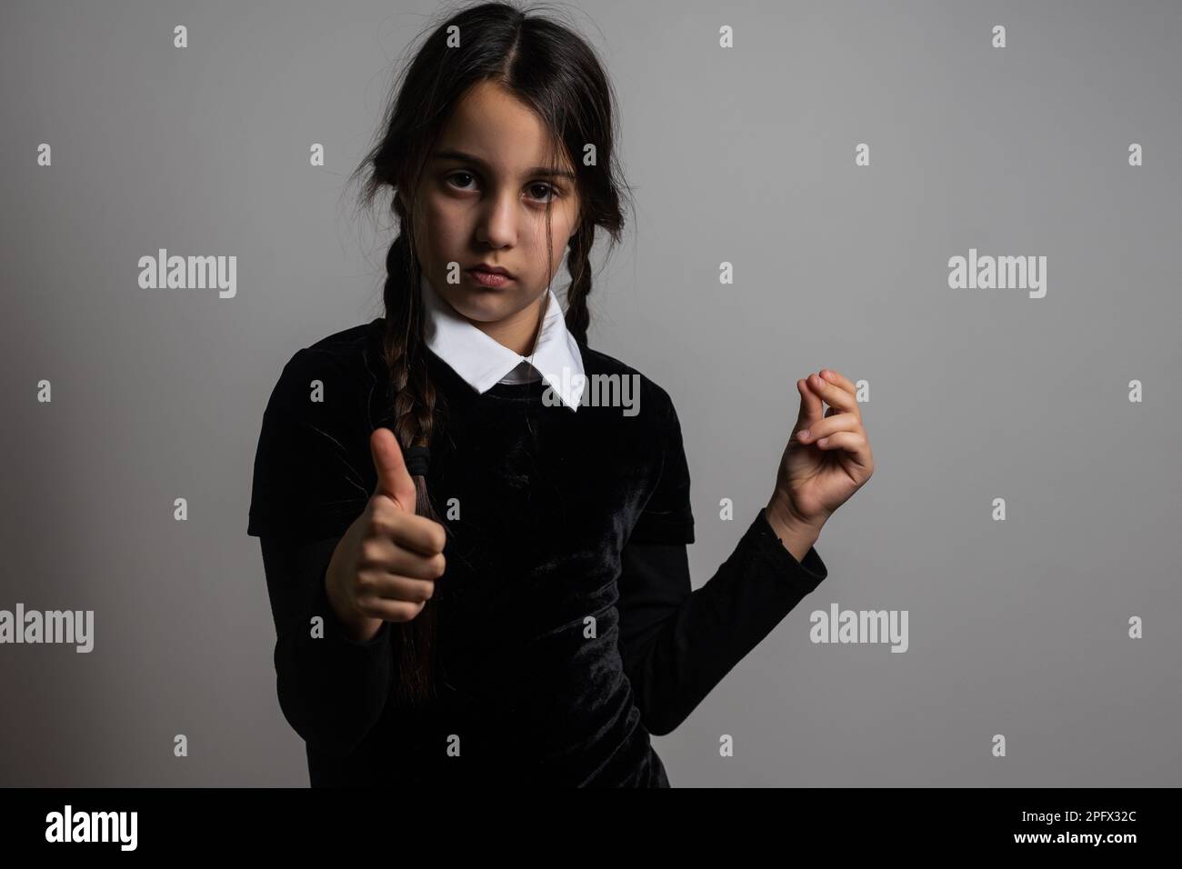 Wednesday addams portrait hi-res stock photography and images - Alamy