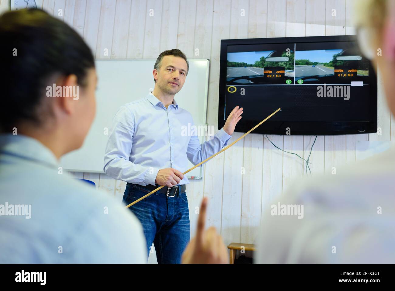 driving lessons and lecture Stock Photo - Alamy