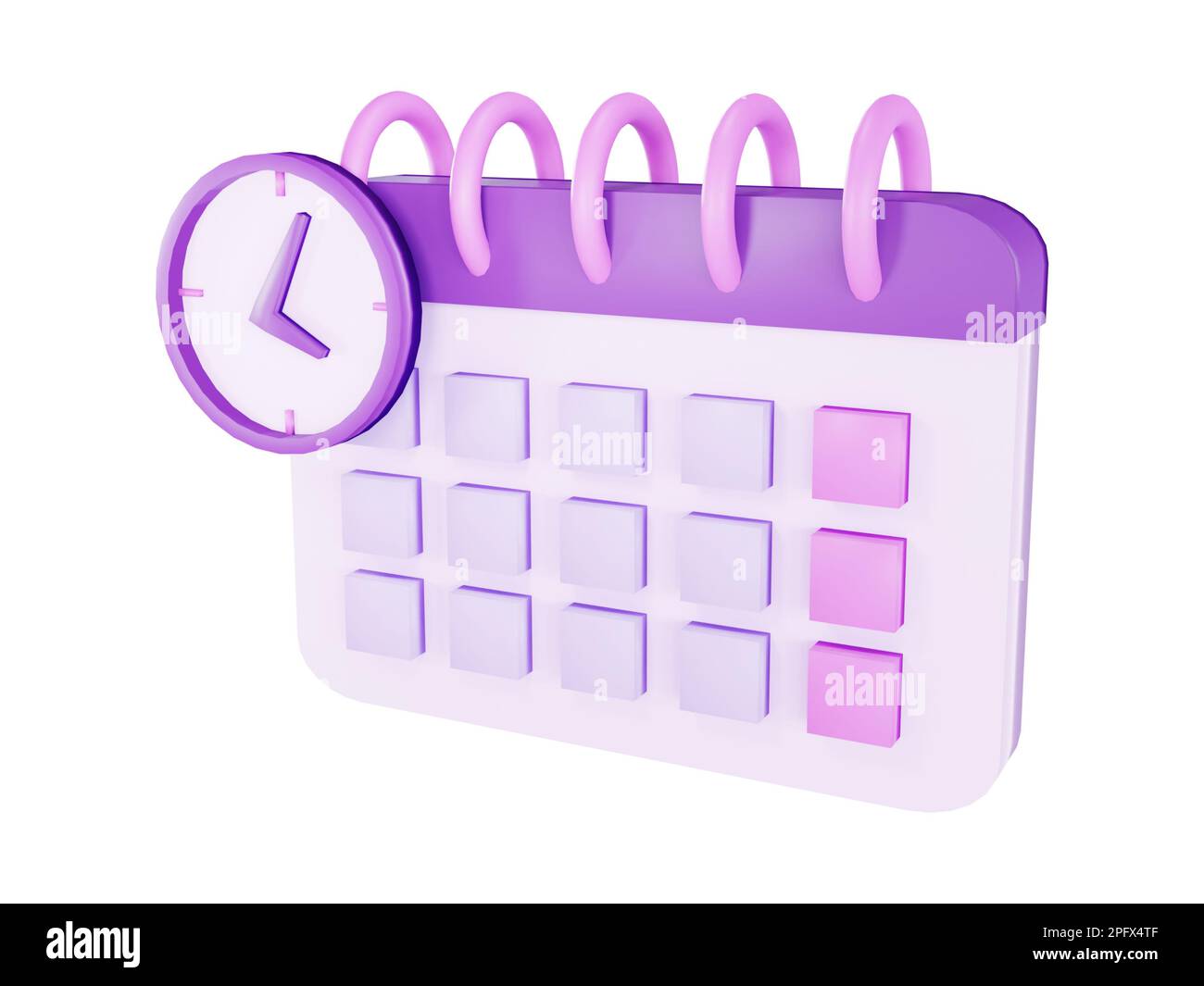 3d calendar icon Stock Photo - Alamy
