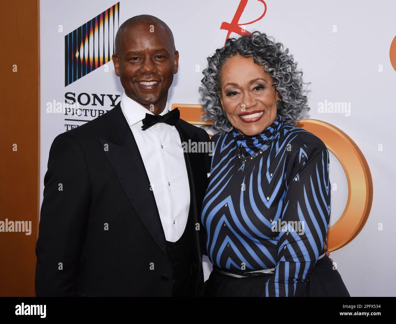 17 March 2023 - Los Angeles, California - Andrew Anderson, and Veronica ...