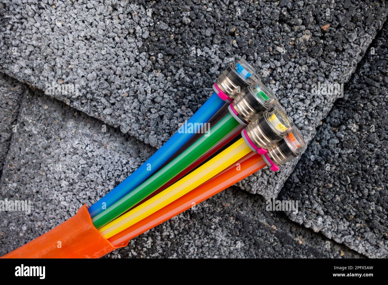 Fiber laying high speed hi-res stock photography and images - Alamy