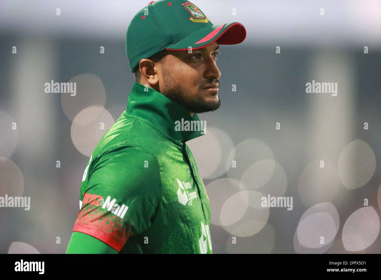 Shakib Al hasan during the Bangladesh-Ireland 1st ODI match at Sylhet ...