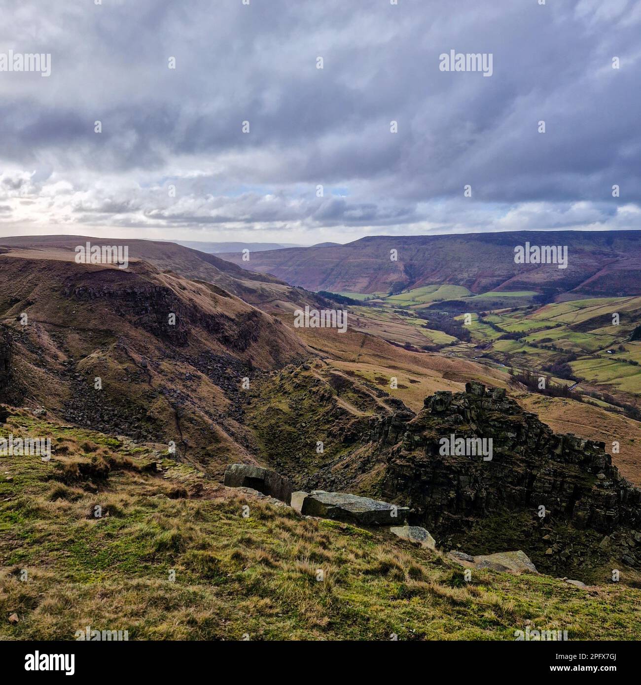National Park Peak District in UK, Near Ladybower reservoir, Alport ...