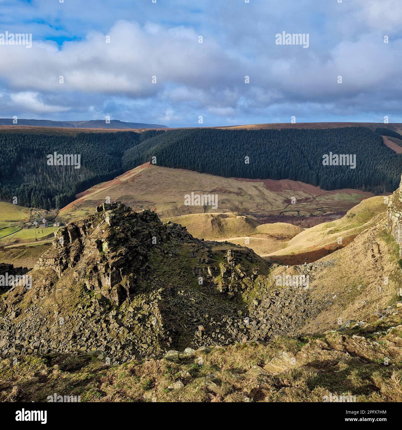 National Park Peak District in UK, Near Ladybower reservoir, Alport ...