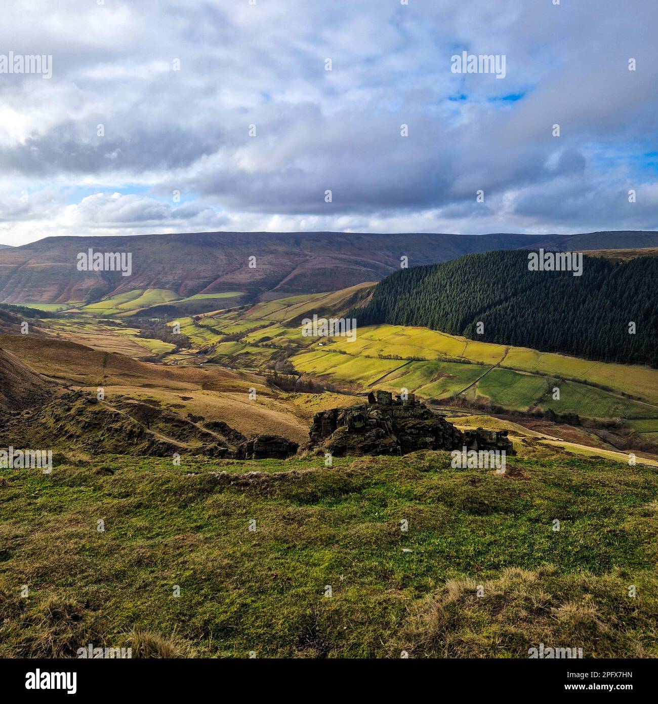National Park Peak District in UK, Near Ladybower reservoir, Alport ...